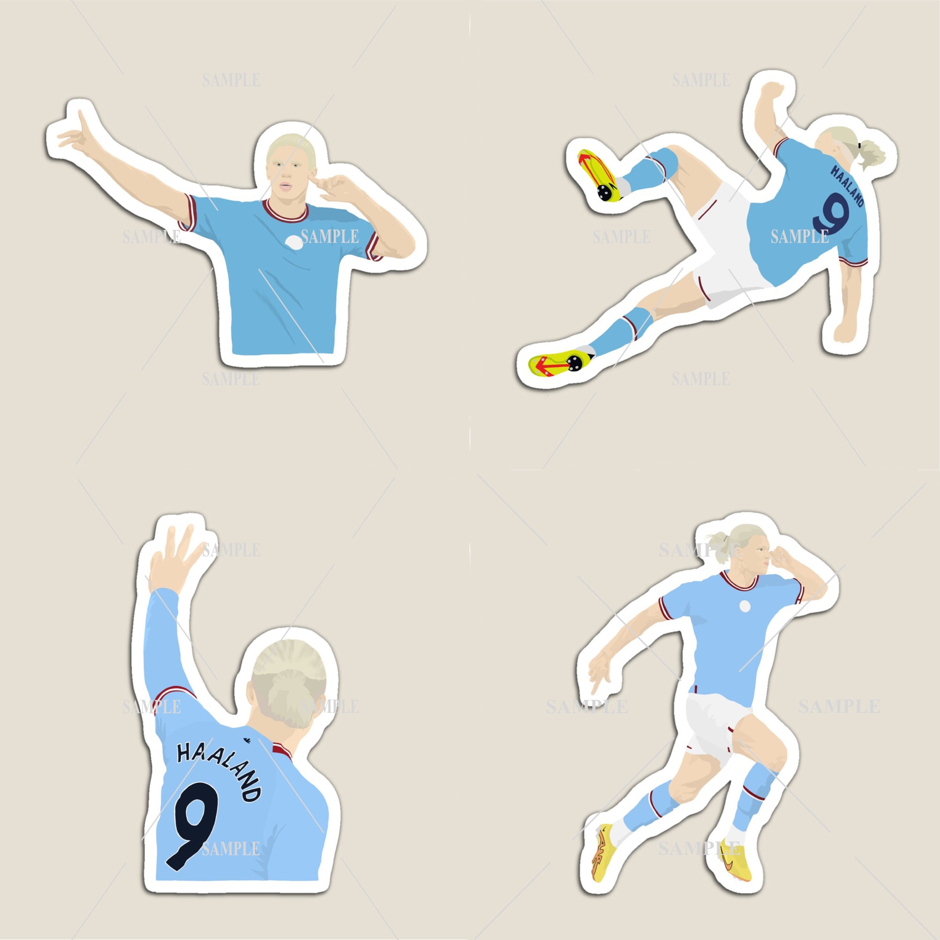 Erling Haaland for Manchester City 2022/23 Stickers/decals or - Etsy UK