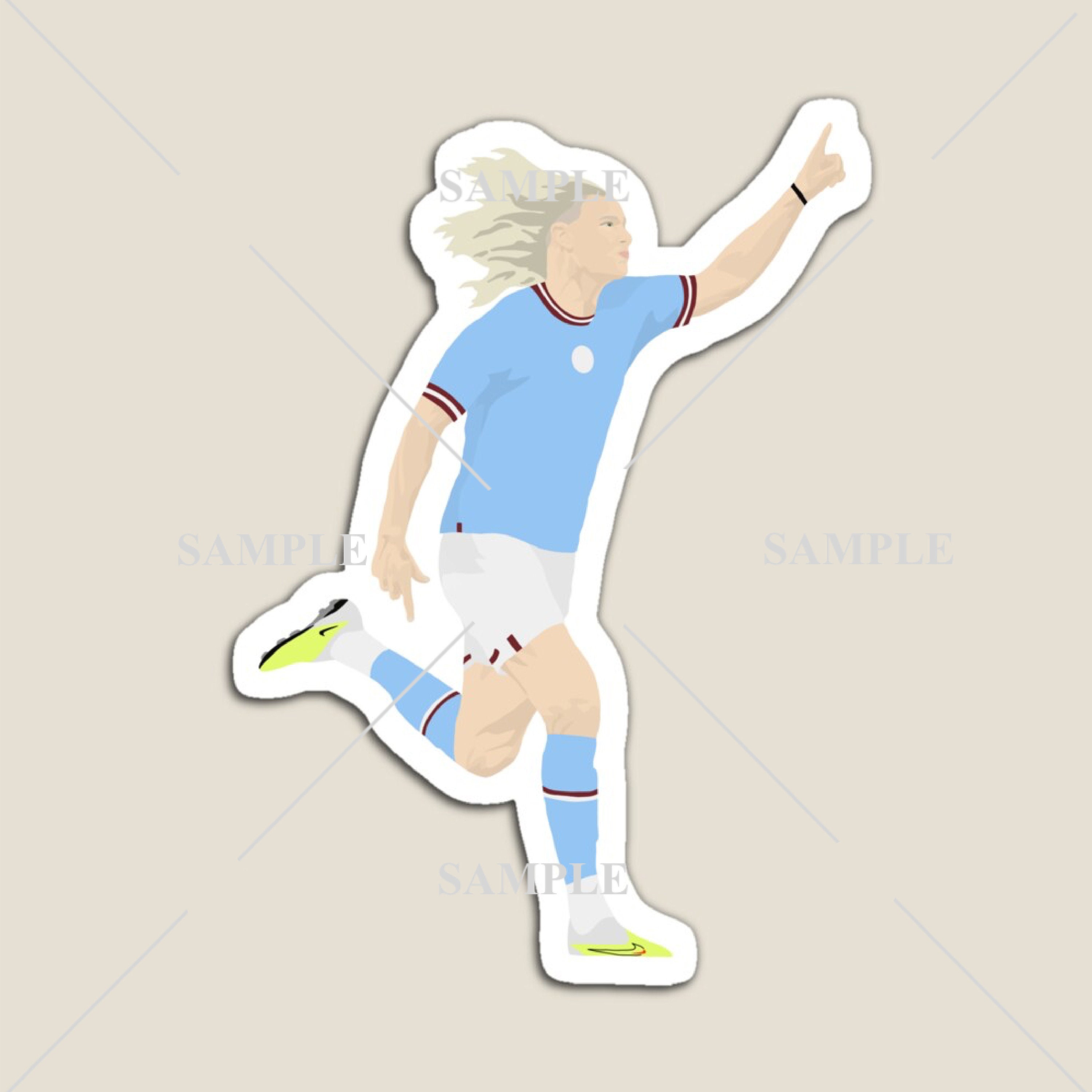 Erling Haaland for Manchester City 2022/23 Stickers/decals or Magnets ...