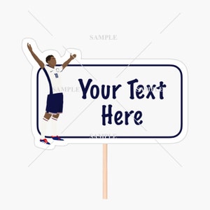 England Men's Custom Cake Topper bellingham or Kane - Etsy