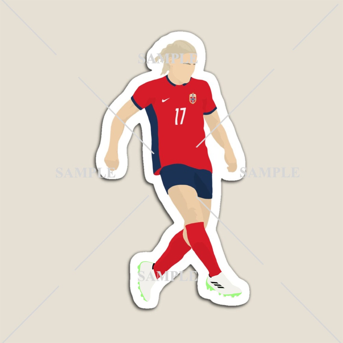 Norway Women International Football Players Stickers or Magnets ...