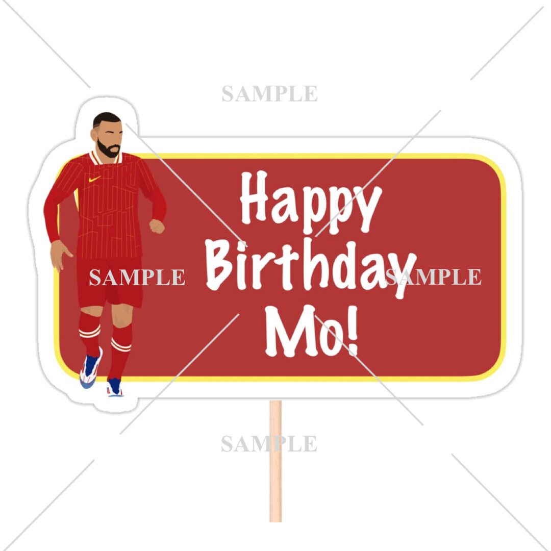 Liverpool Custom Cake Topper salah or Alexander-arnold - Etsy