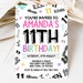 Girl 11th Birthday Invitation: Canva Editable Template (5x7) (digital ...