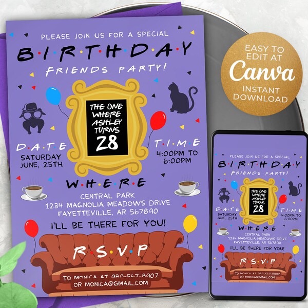 Friends Themed Party - Etsy