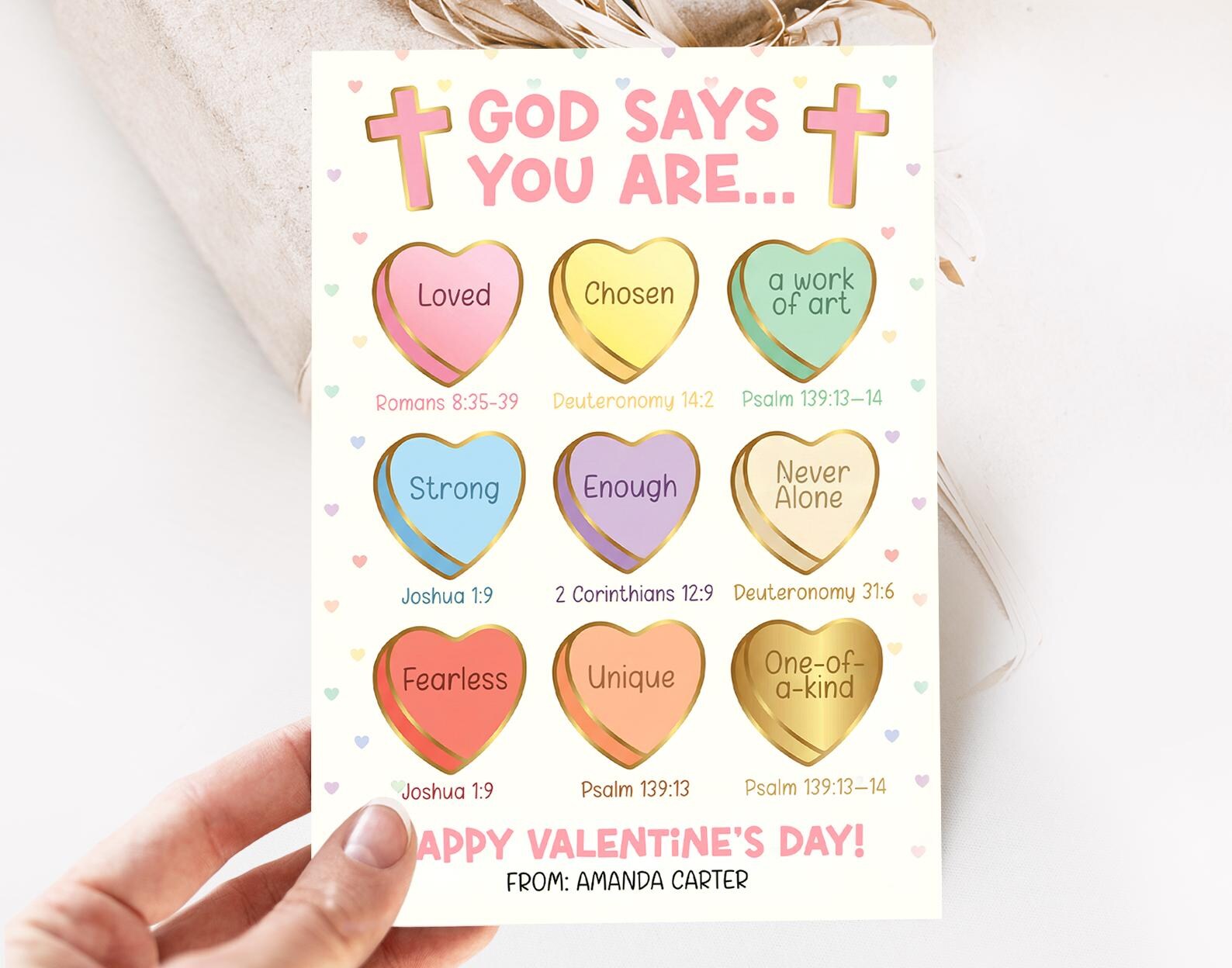 Bible Verse Valentine Cards, Bible Valentines, Christian Valentines ...