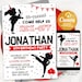 Editable Karate Invitation Template, Printable Birthday Party ...