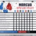 EDITABLE Boxing Chart Boxing Behavior Chart Chore Chart - Etsy