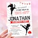 Editable Karate Invitation Template, Printable Birthday Party ...