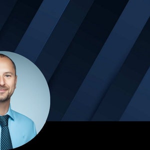 Linkedin Profile Banner — Blue Stripes. - Etsy