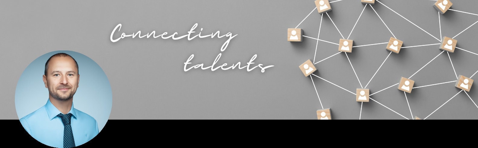 Linkedin Profile Banner — "connecting Talents" - Etsy
