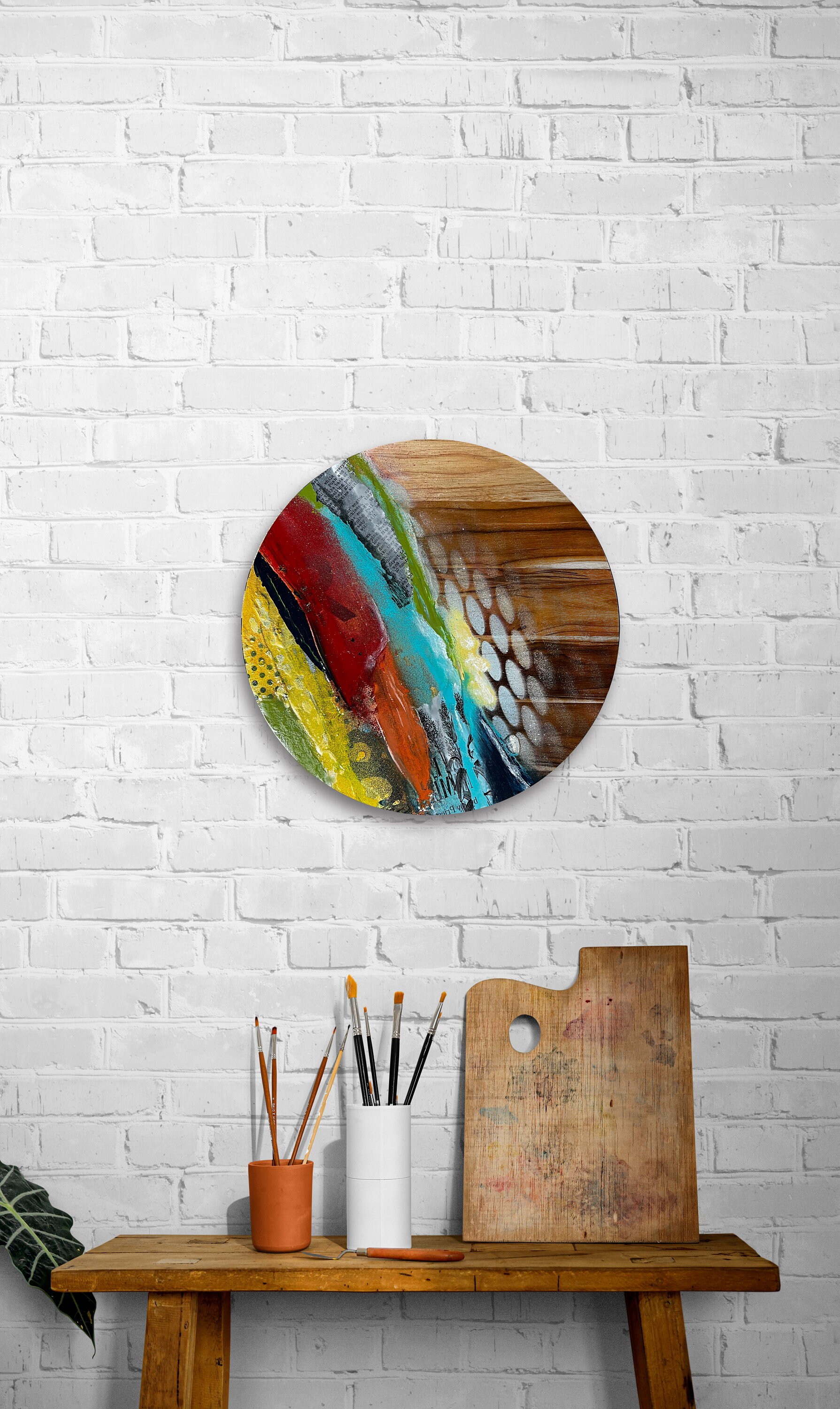 Throwing Paint On Wall