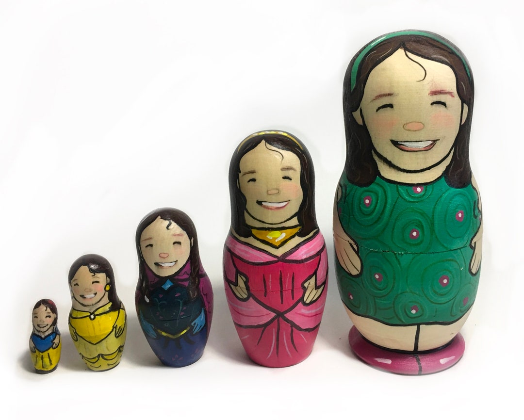 Family Nesting Doll Set - Etsy