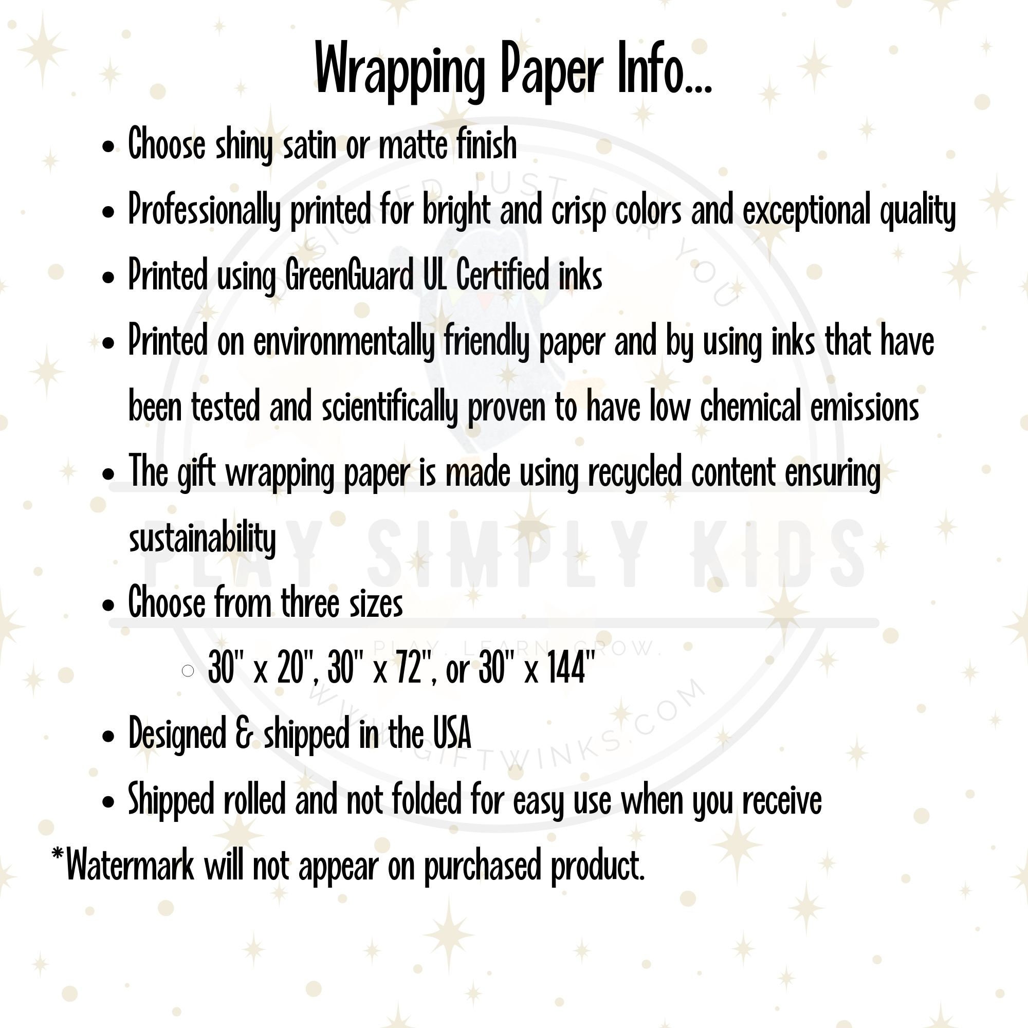 Custom Taylor Gift Wrap, Personalized Name Christmas Wrapping Paper ...