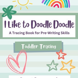 Tracing Book, Toddler Busy Book Printable, Quiet Book Toddler, Tracing ...