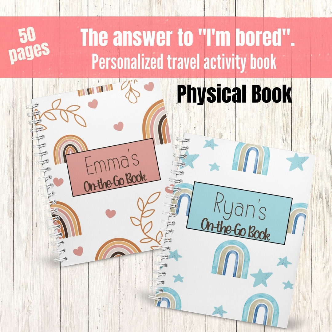 Kids Travel Activities - Kids Travel Journal - Travel Kit for Kids ...