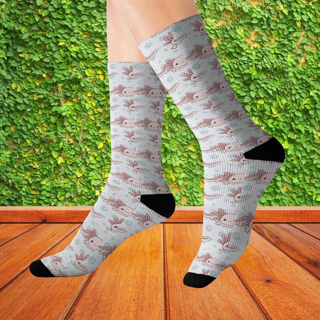 Axolotl Socks (unisex) - Etsy