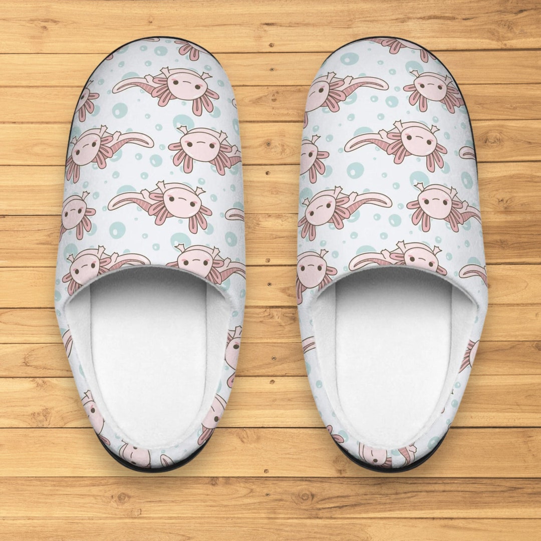 Women's Axolotl Indoor Slippers - Etsy