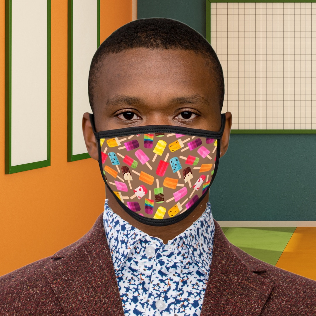 Popsicle Fabric Face Mask - Etsy