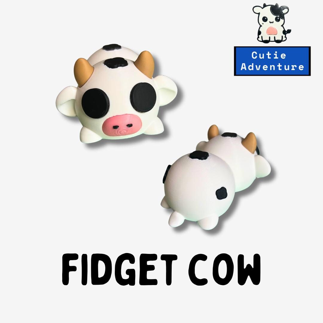 Cute Cow Fidget Toy | Kawaii | Cute Office Decor | Gaming Accessories ...