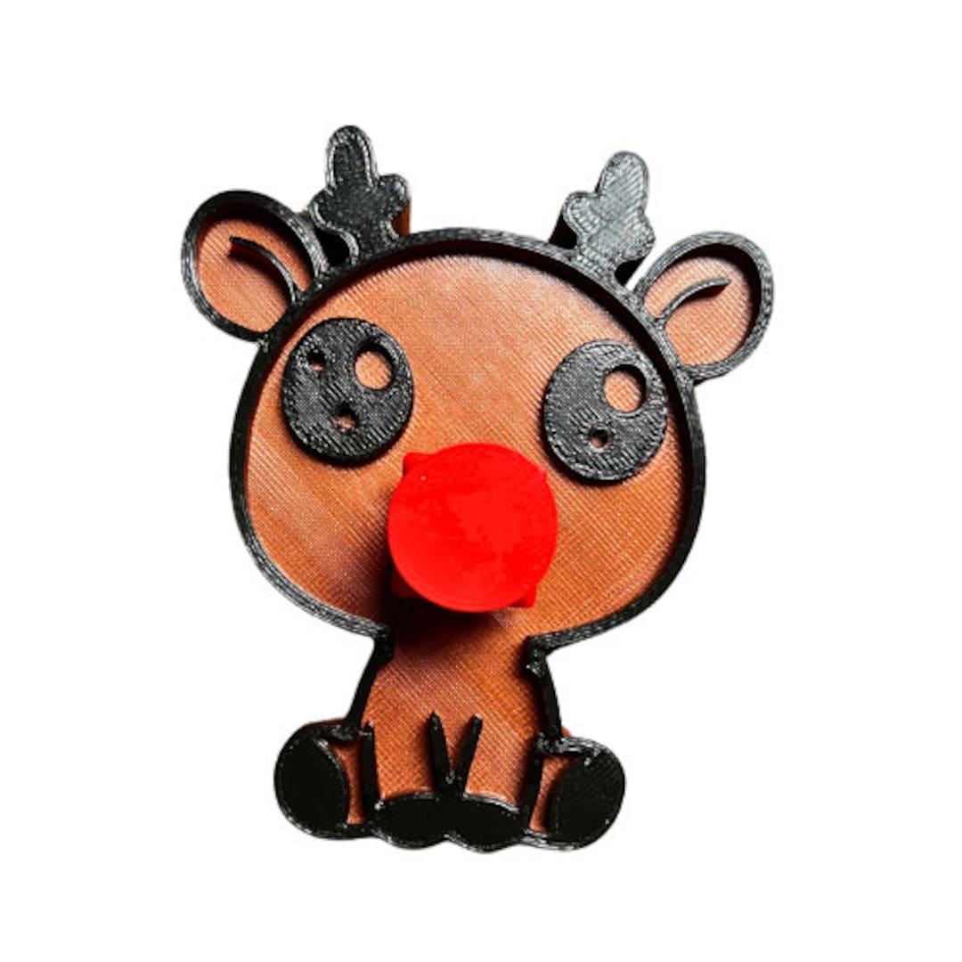 Cute Reindeer Fidget Buddy | Kawaii | Cute Office Decor | Stress Relief ...