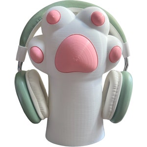 Cute Cat Paw Headphone Stand Kawaii Cute Office Decor - Etsy