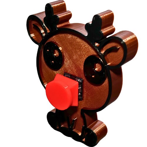 Cute Reindeer Fidget Buddy | Kawaii | Cute Office Decor | Stress Relief ...