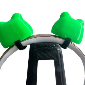 Cute Frog Headphones Attachment | Kawaii | Cute Office Decor | Gaming ...