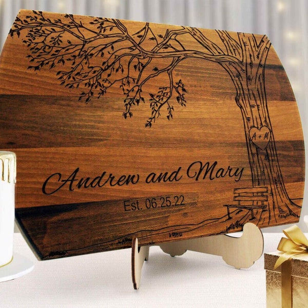 Carved Wedding Cutting Board - Etsy
