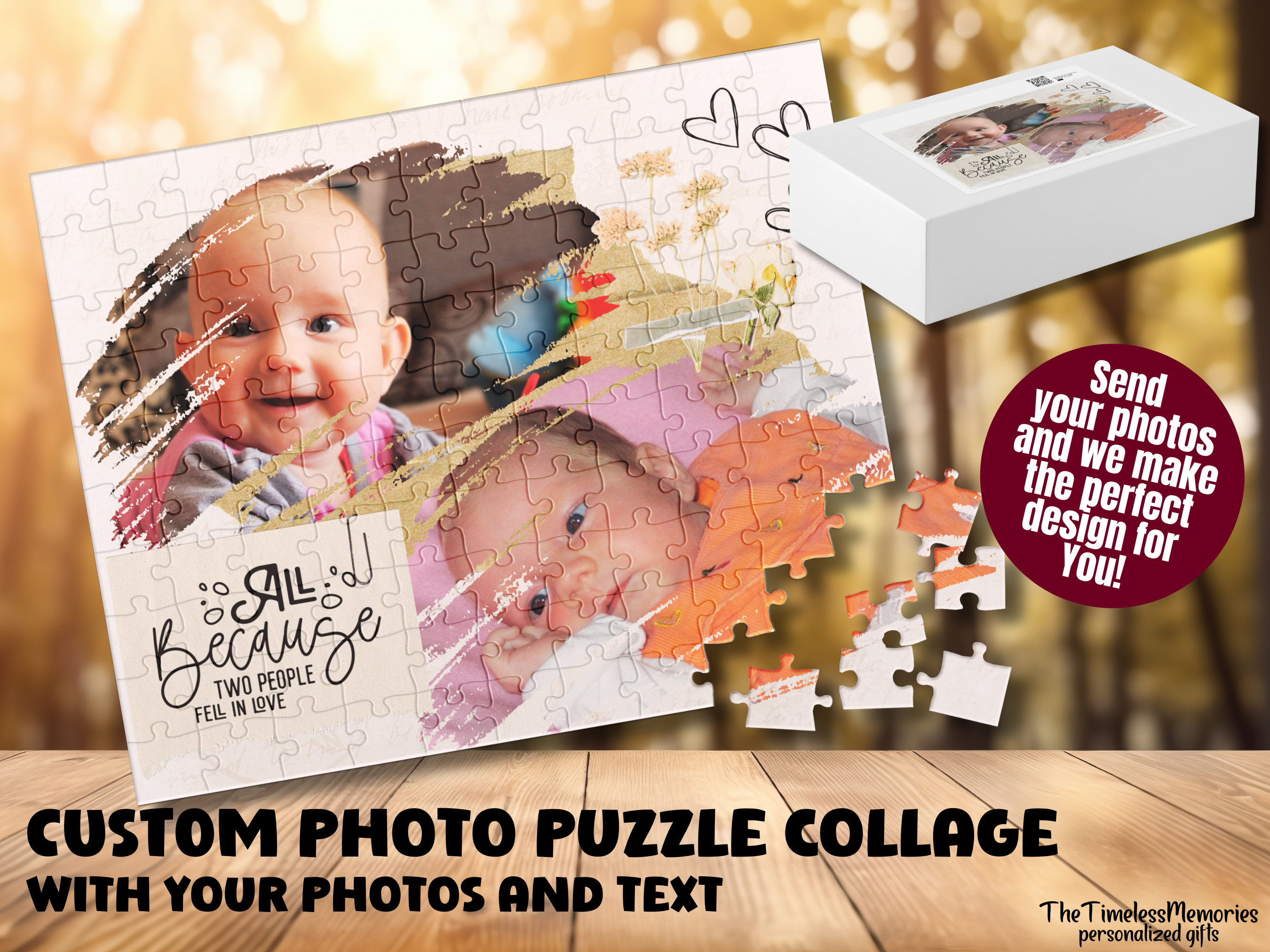 Unique Grandparent Gifts Jigsaw Puzzle Custom 1000 Puzzle - Etsy