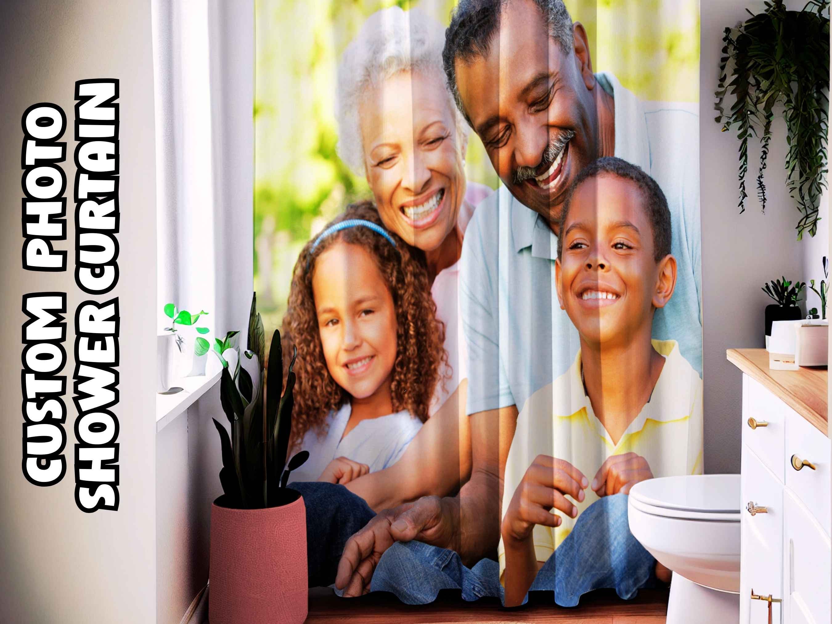 Custom Photo Shower Curtains Custom Image Shower Curtain Personalized ...