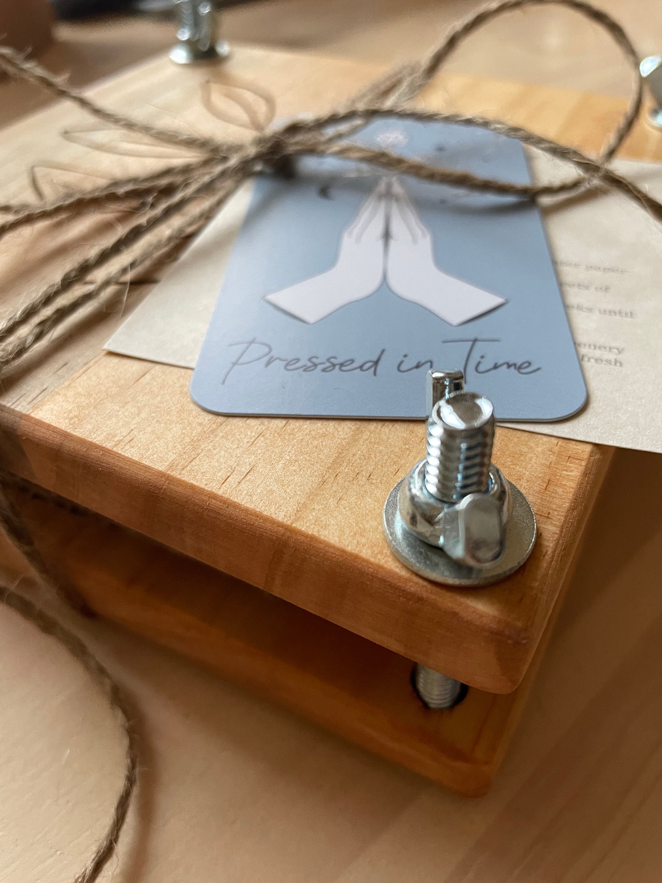 Mini Flower Pressing Kit, DIY Flower Pressing Kit, Plant Press Kit, DIY ...