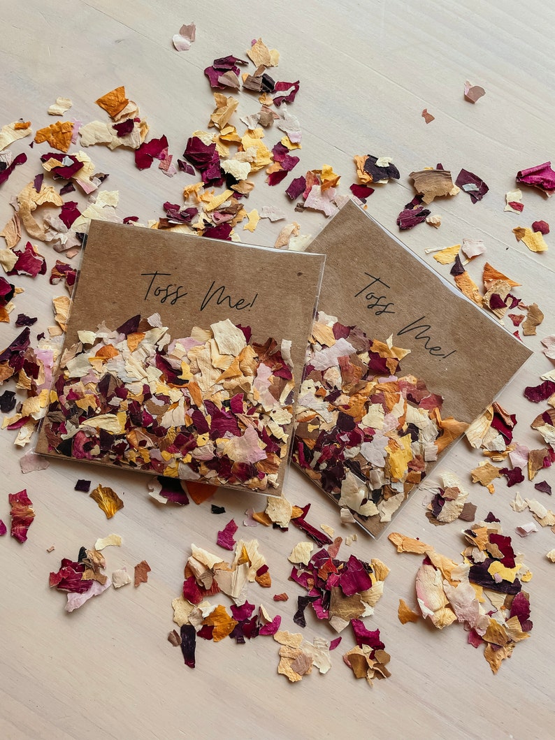 Bags of Flower Confetti, Biodegradable Confetti, Floral Confetti ...