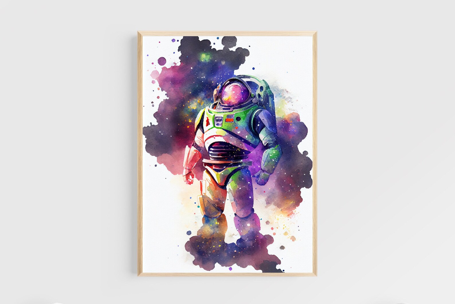 Toy Story Poster Set, Woody and Buzz Lightyear, Watercolor, Digital ...