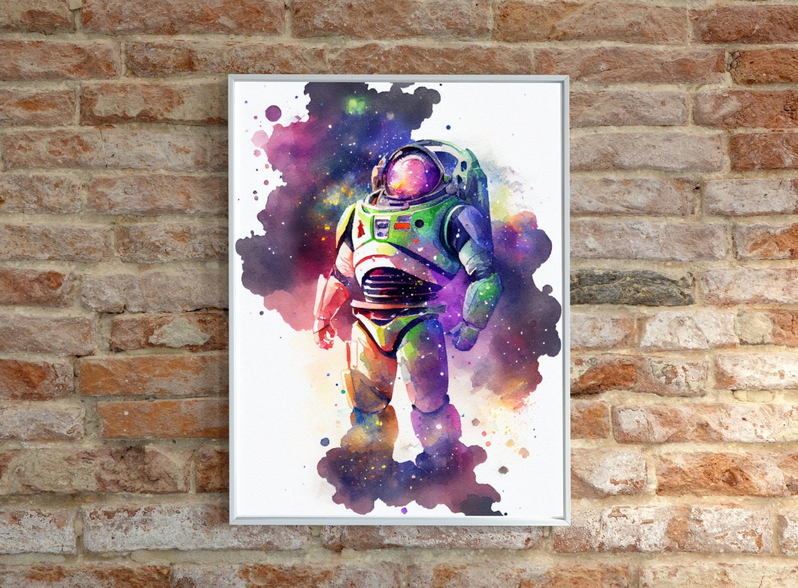 Toy Story Character Space Ranger Poster, Watercolor, Digital Print ...