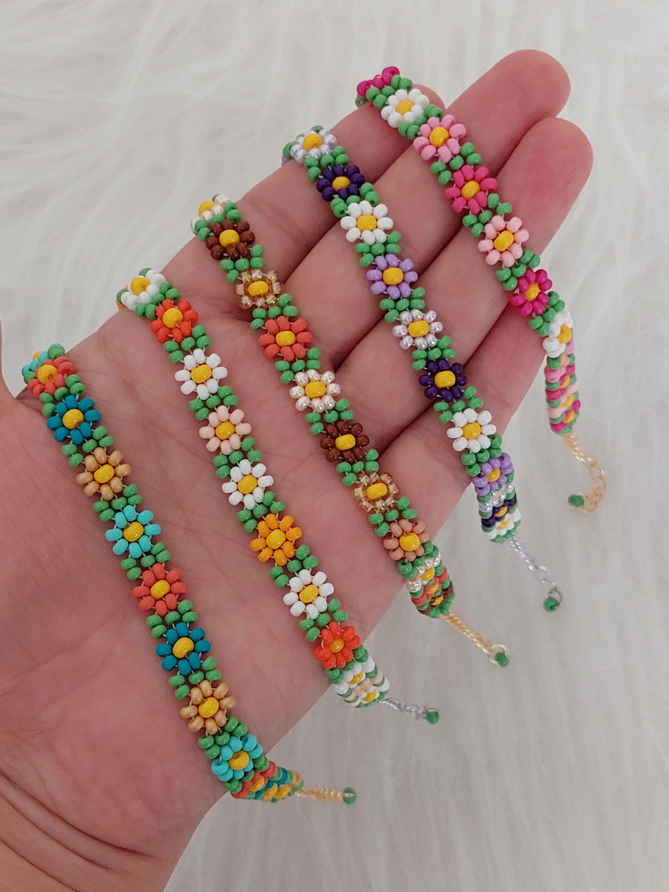 Handmade Daisy Chain Bracelets Big Size Daisy Flower - Etsy