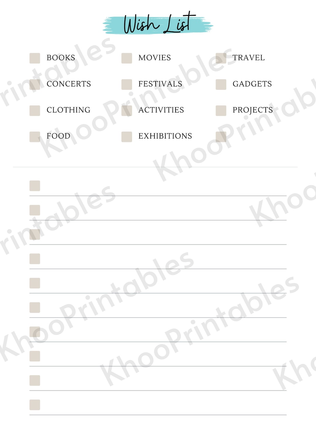 Remarkable 2 Digital Wish List Customisable Simple and Easy to Use ...