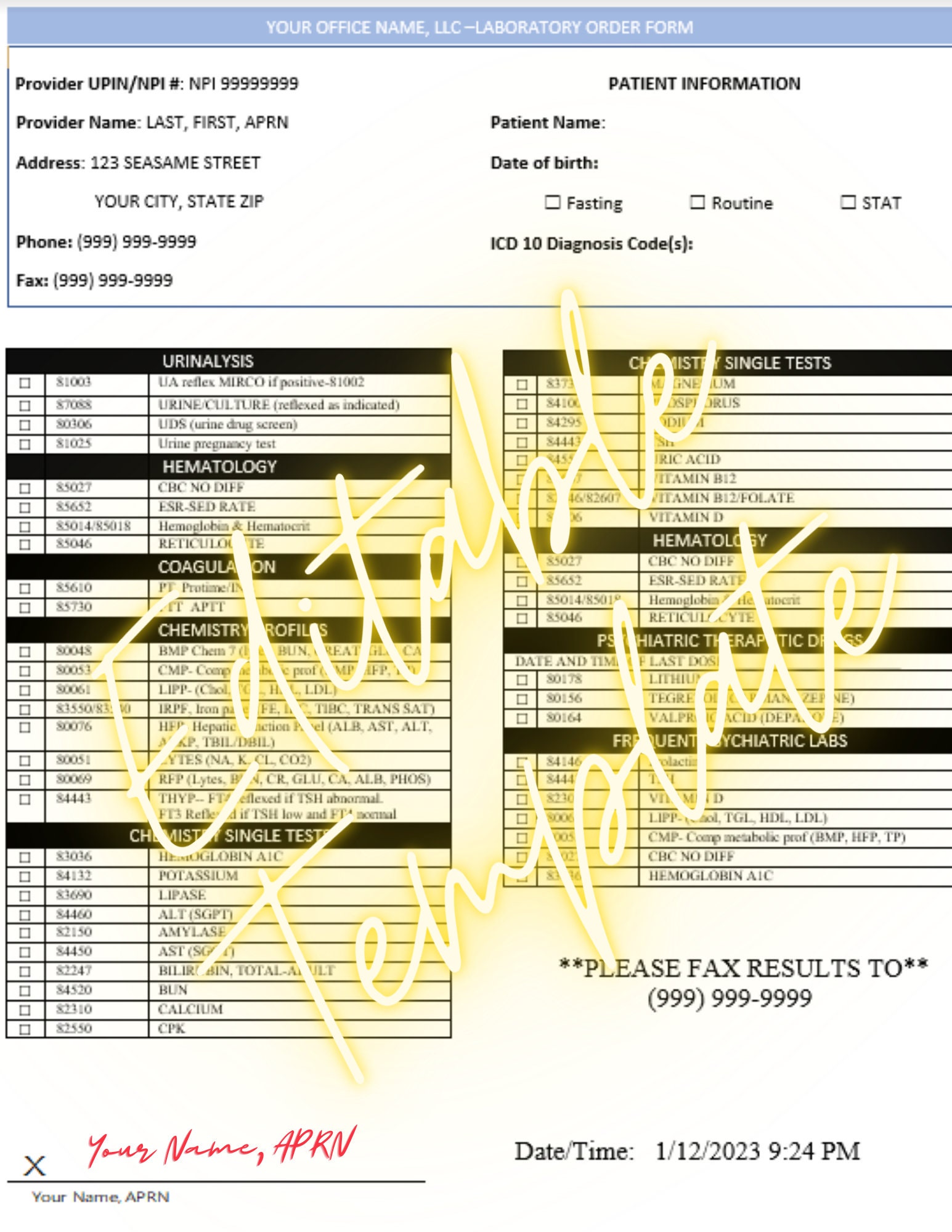 CUSTOMIZABLE LAB ORDER - Etsy