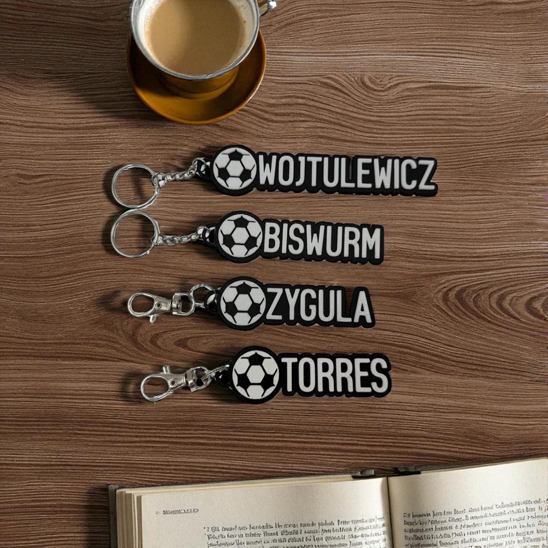 Personalized Soccer Keychain. Kids' Birthday Party Favors. - Etsy