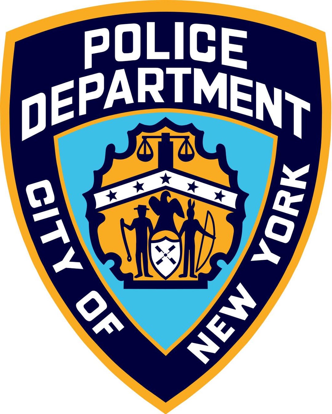 NYPD Stickers White Vinyl X 3 65mm - Etsy