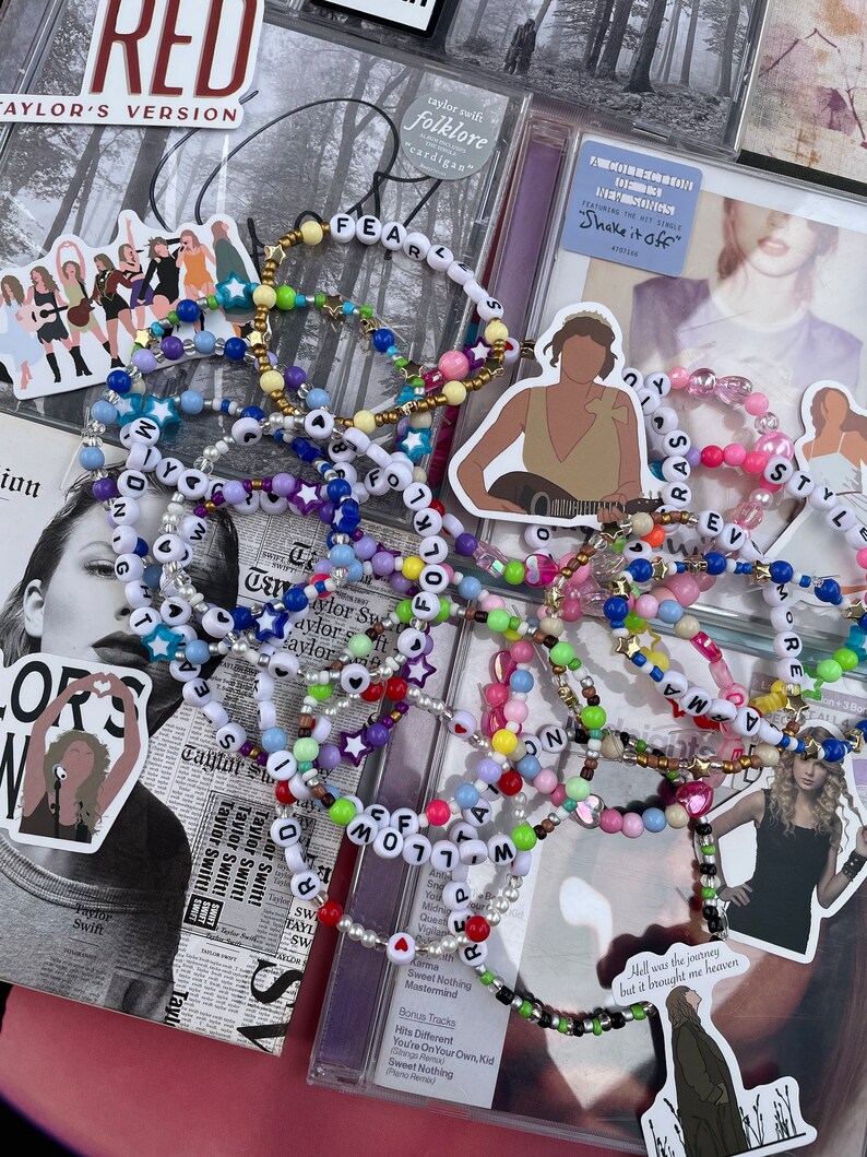 Taylor/ Swiftie Eras Tour Friendship Bracelets Trading Bracelet - Etsy