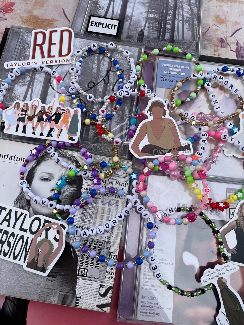 Taylor/ Swiftie Eras Tour Friendship Bracelets Trading Bracelet - Etsy