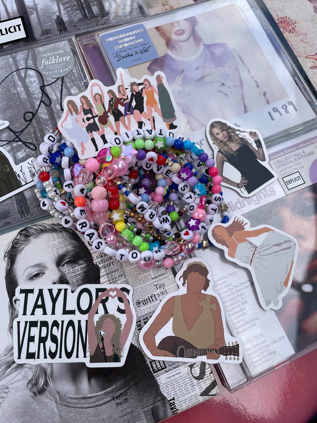 Taylor/ Swiftie Eras Tour Friendship Bracelets Trading Bracelet - Etsy