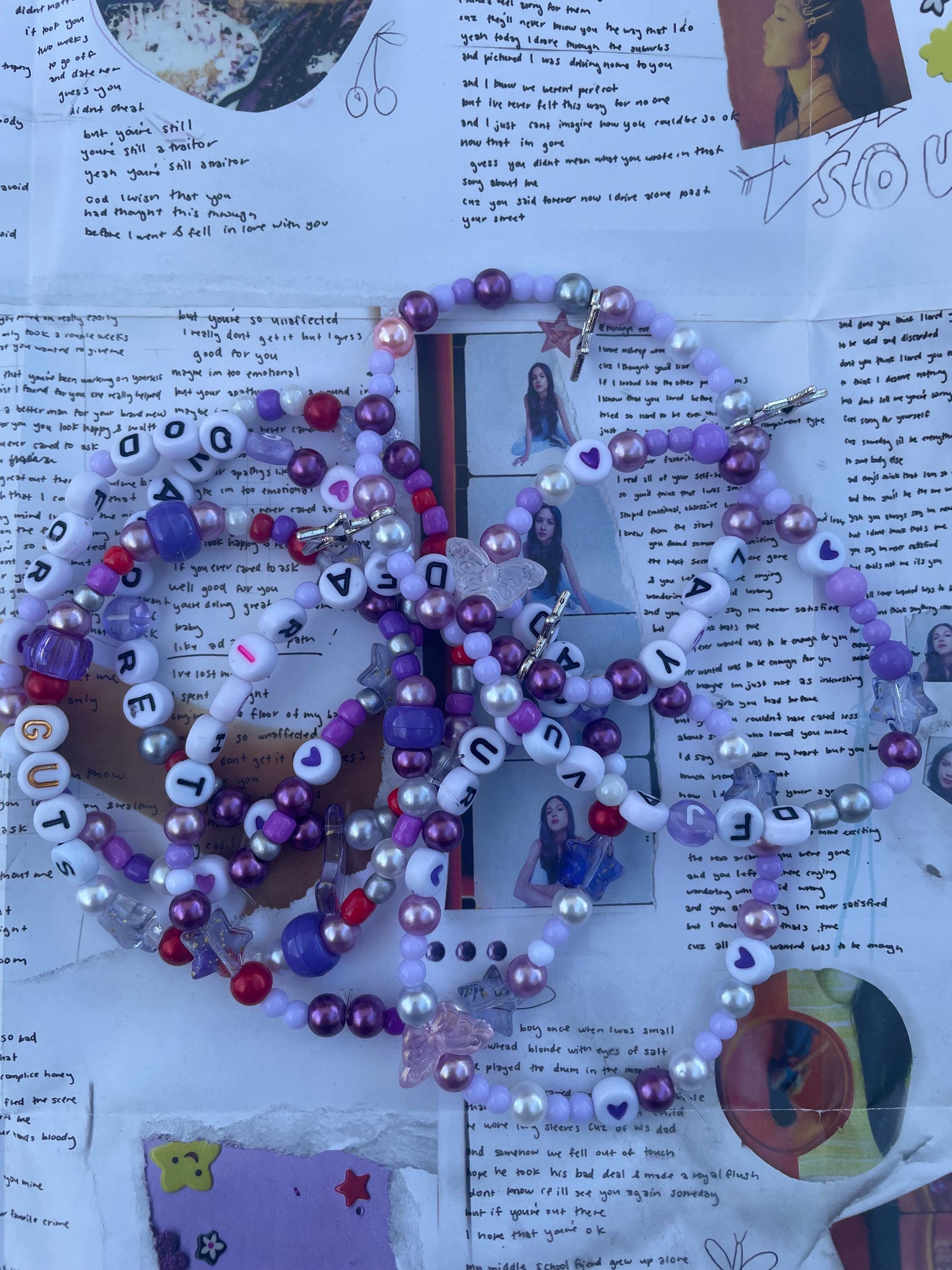 Olivia Rodrigo Guts Tour Sour Friendship Bracelets Trading Bracelet - Etsy