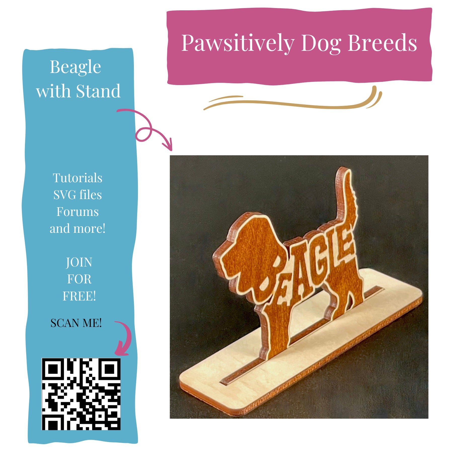 Laser Cut and Engraved Beagle Gift A Personalized Dog Breed Decor - Etsy