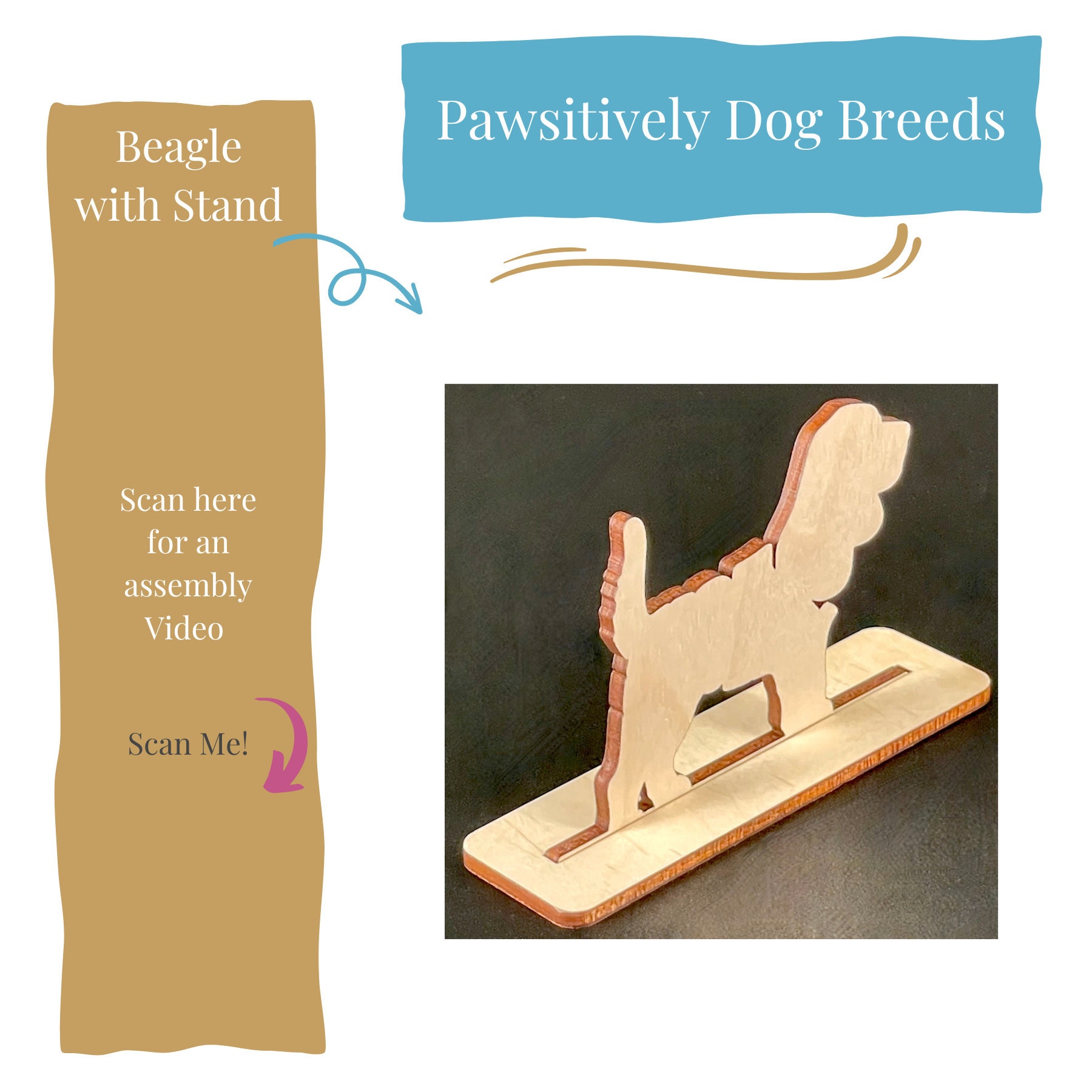 Laser Cut and Engraved Beagle Gift A Personalized Dog Breed Decor - Etsy