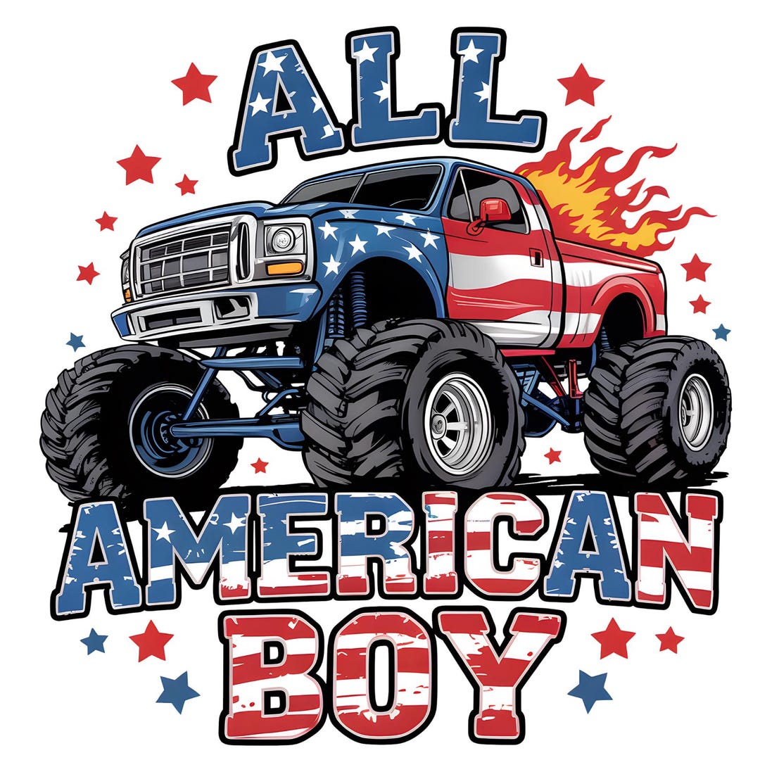 Lil' All American Hot Peel Custom Full Color Ready for Press DTF Print ...