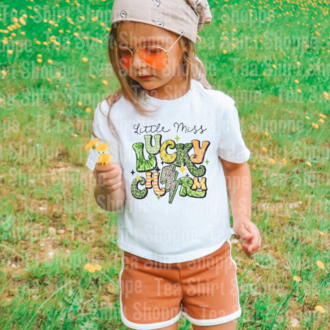 Little Miss Lucky Charm Hot Peel Custom Full Color Ready for Press DTF ...