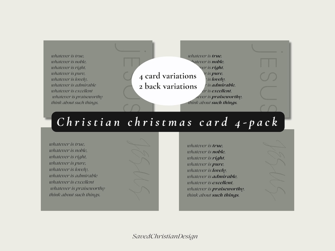Christian Christmas Card Faith Card Christmas Card Jesus Card Bible ...