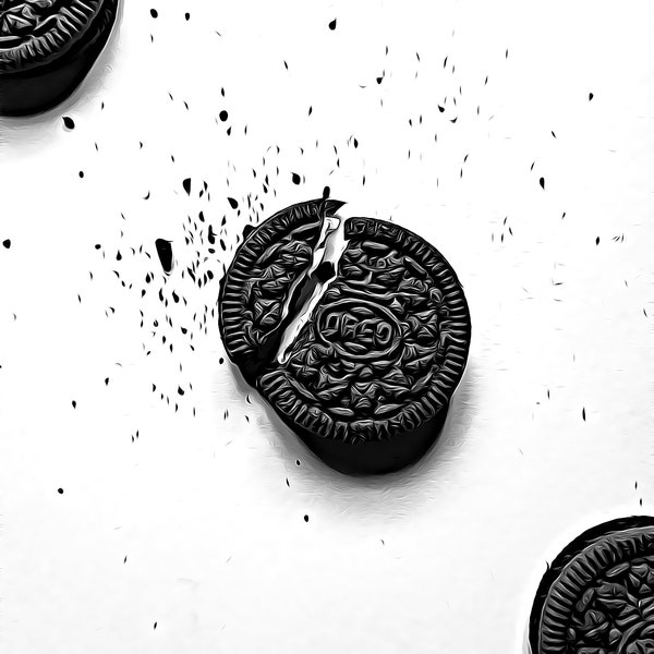 Oreo Cookie Art - Etsy