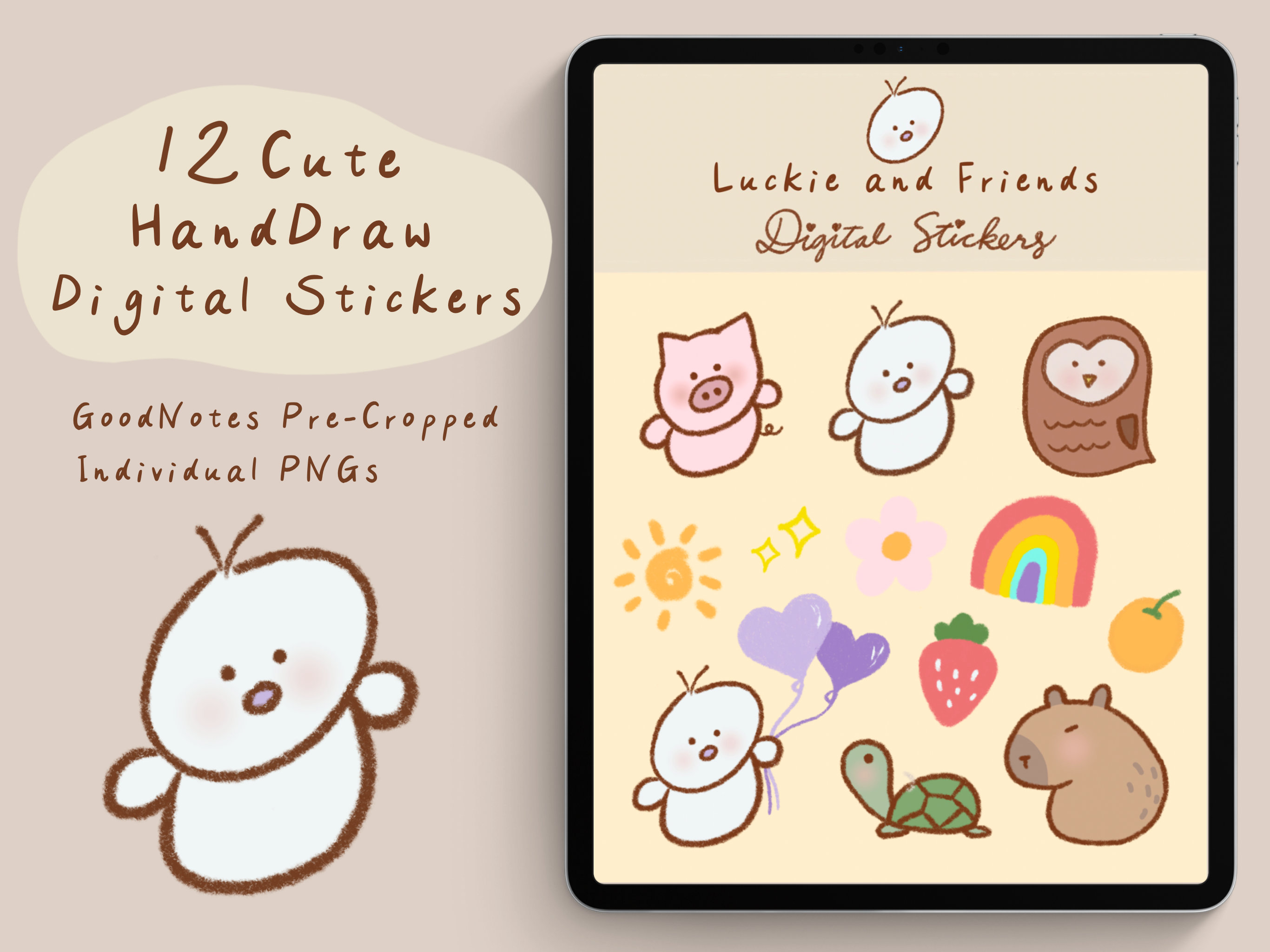 Cute Digital Stickers / Goodnotes Stickers /digital Planner Stickers - Etsy