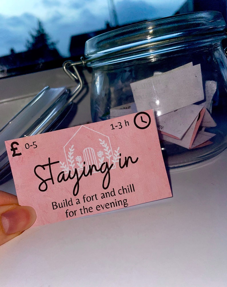 54 Solo Date Night Cards Treat Yourself on Valentines I A Year of ...